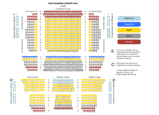 Ruby Diamond Seating Guide - Tallahassee Symphony Orchestra